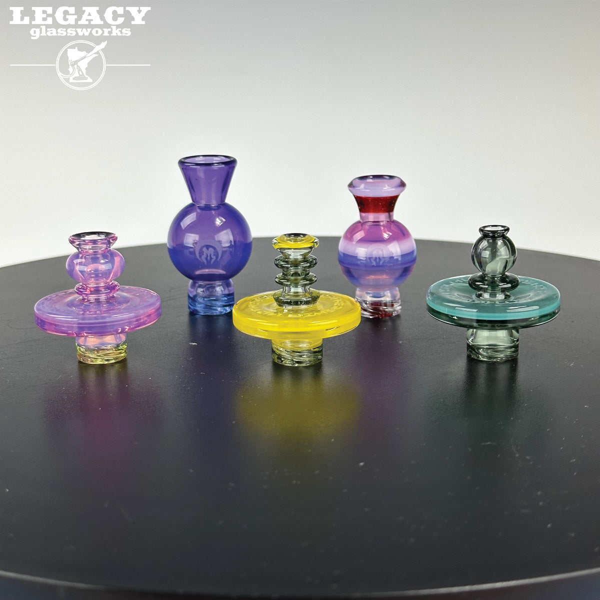 Mothership Single Color Caps | Legacy Glassworks