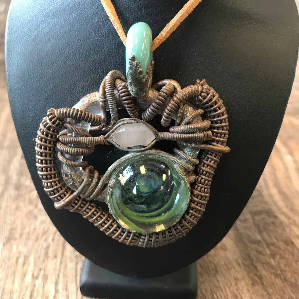 Lucas Plowman Electroformed Pendants | Legacy Glassworks