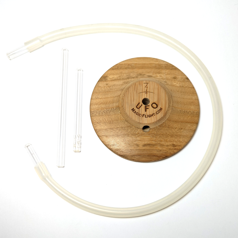 Magic Flight UFO Waterpipe Whip- MISSING PERCOLATOR/whip and lid only | Legacy Glassworks