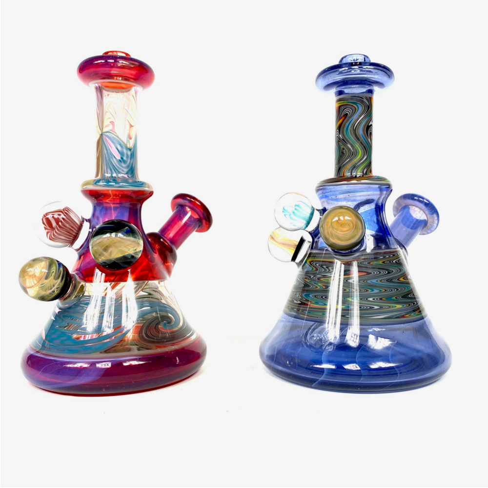 Terry Sharp Worked Mini Tube | Legacy Glassworks