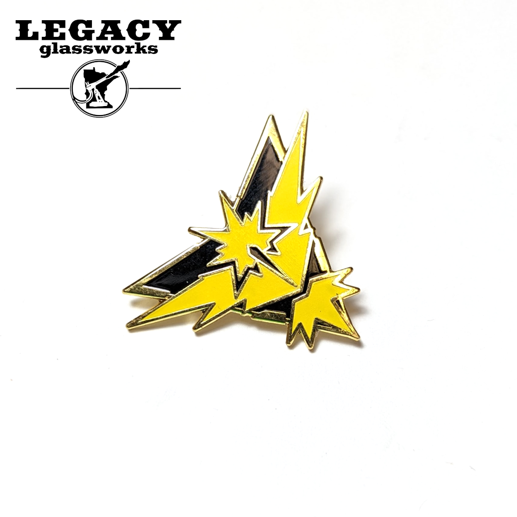 Pinguin "Team Yellow Trainer" Enamel Pin | Legacy Glassworks