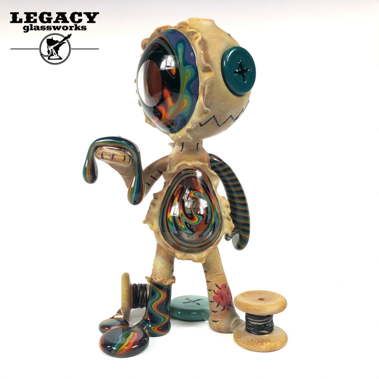 Peter Muller Rainbow Standing Doll | Legacy Glassworks