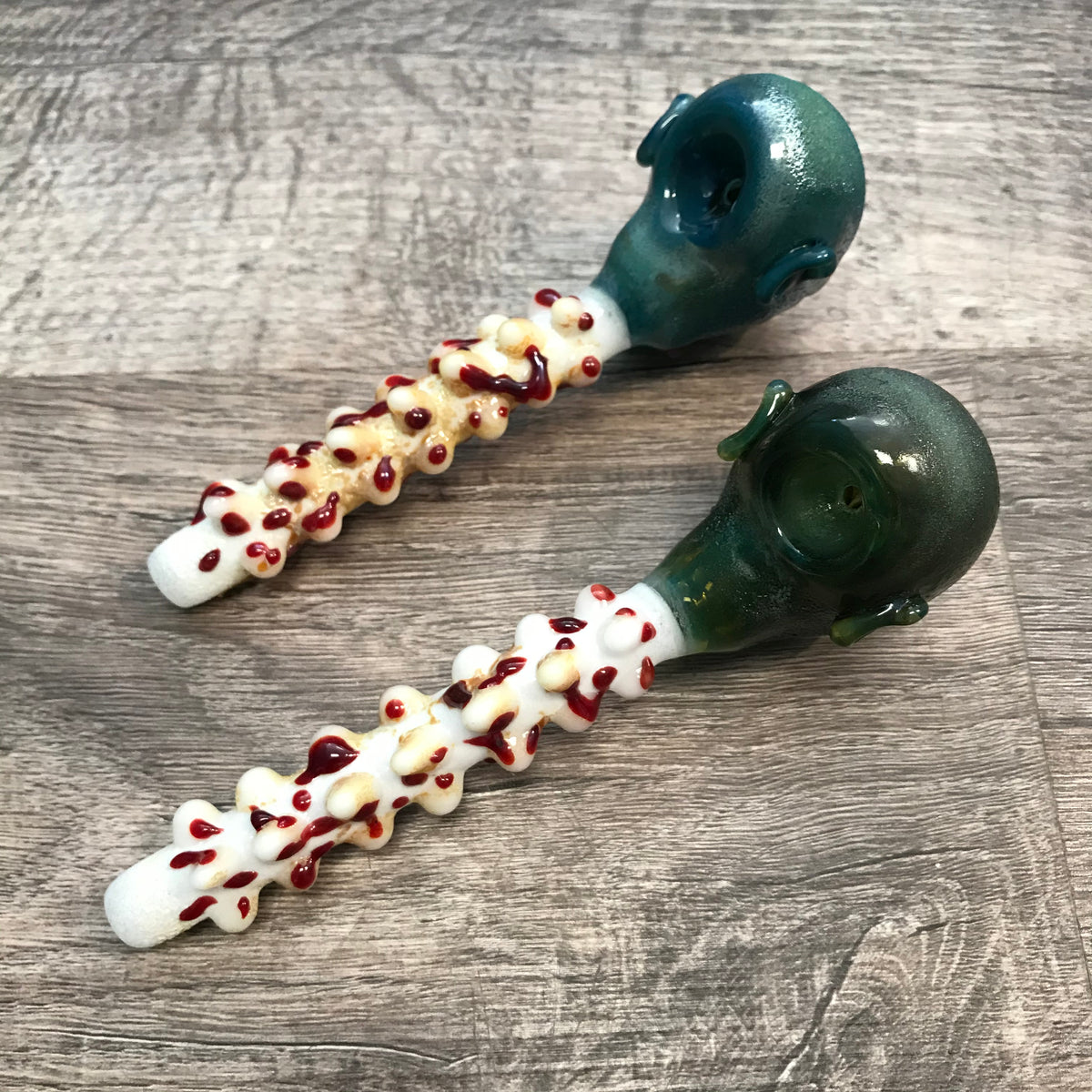 Rated R Zombie Spinal Column Spoon | Legacy Glassworks