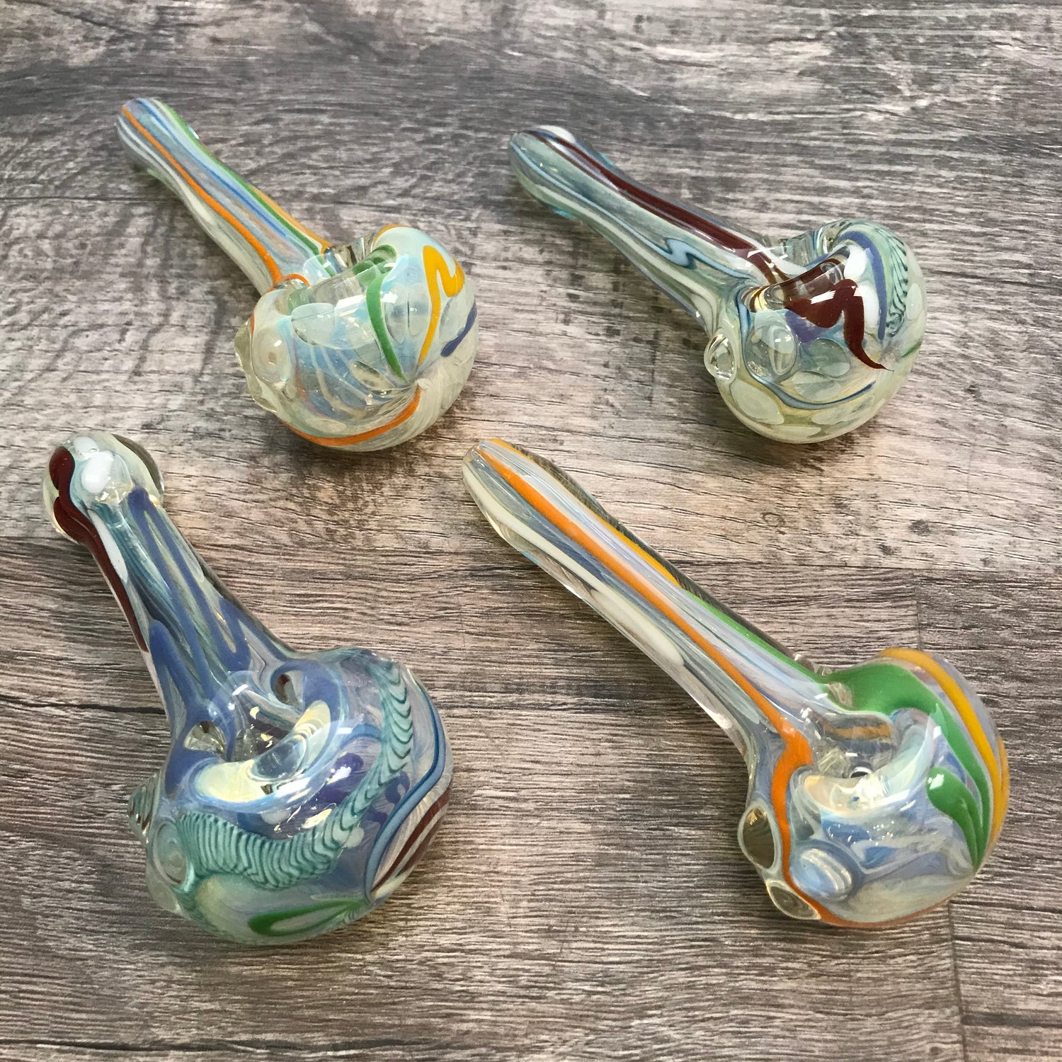 Ray Mondy Fumed I/O Spoons | Legacy Glassworks