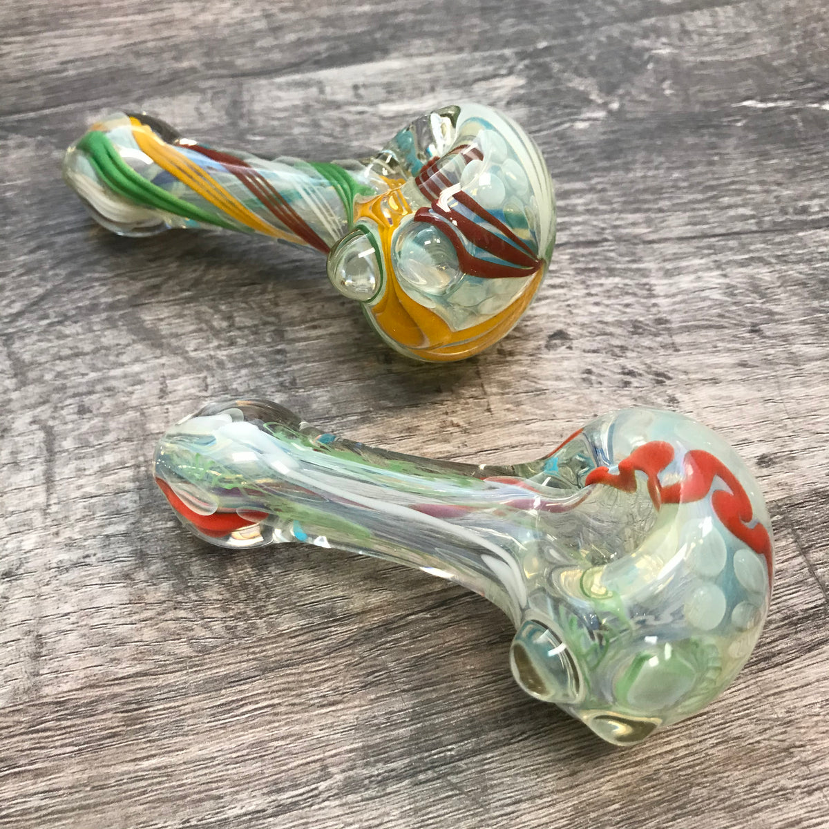 Ray Mondy Fumed I/O Spoons | Legacy Glassworks