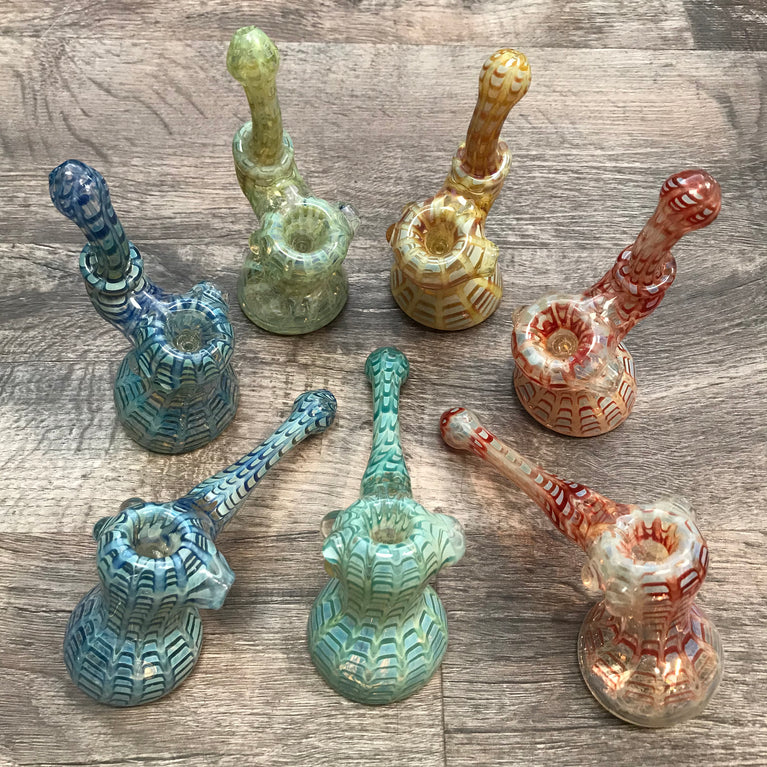 Ray Mondy Fumed & Raked Bubblers | Legacy Glassworks