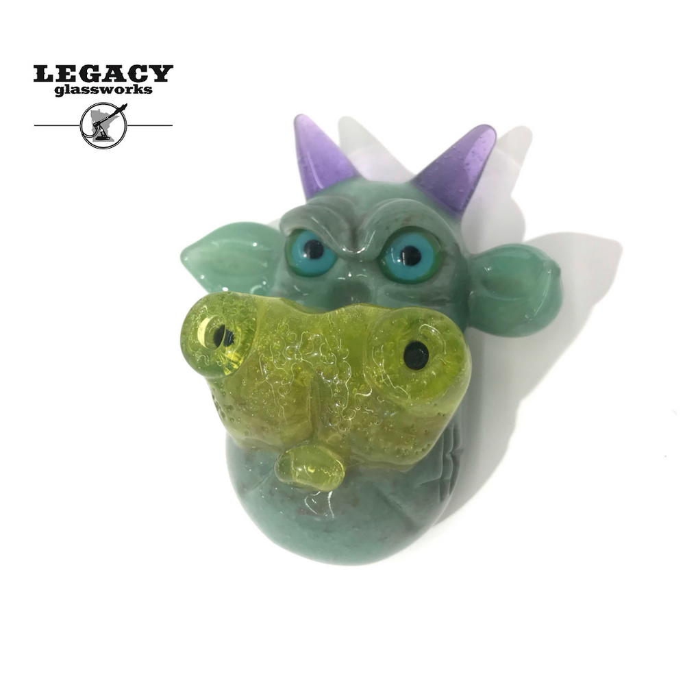 Rob Morrison Cow Pendant | Legacy Glassworks