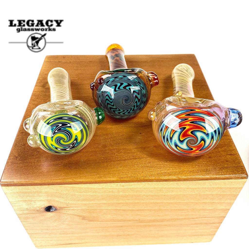 Scott Griffin Wig Wag Cap Spoon | Legacy Glassworks