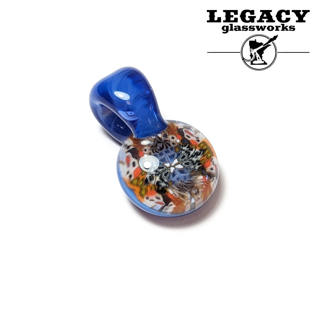 Slick Rick Round Millie Pendant | Legacy Glassworks