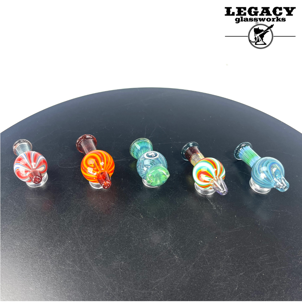 Home Alone Glass Bubble Caps | Legacy Glassworks