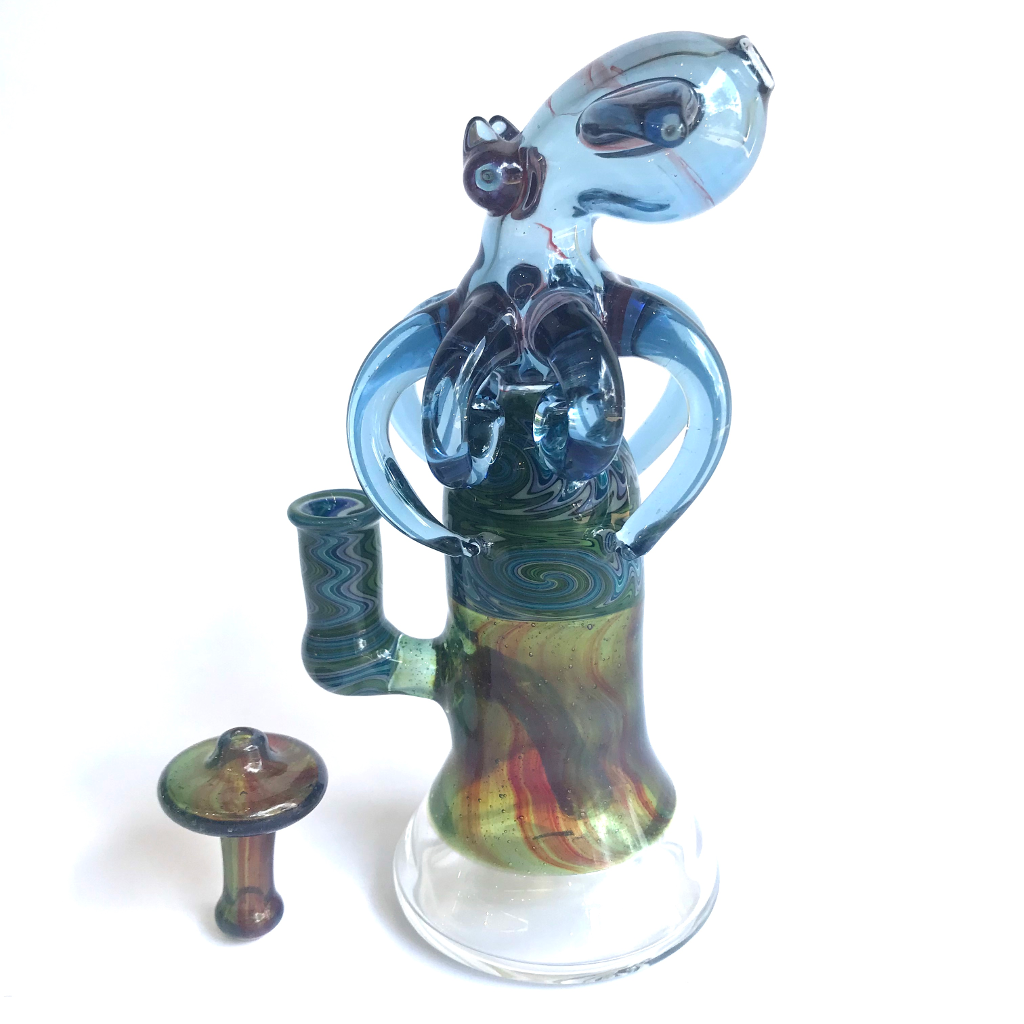Joe Morrison Octopus Shredder | Legacy Glassworks