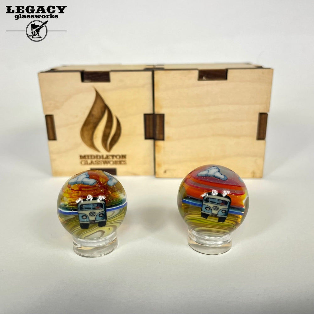 Nathan Middleton Kombi Beach Marble | Legacy Glassworks