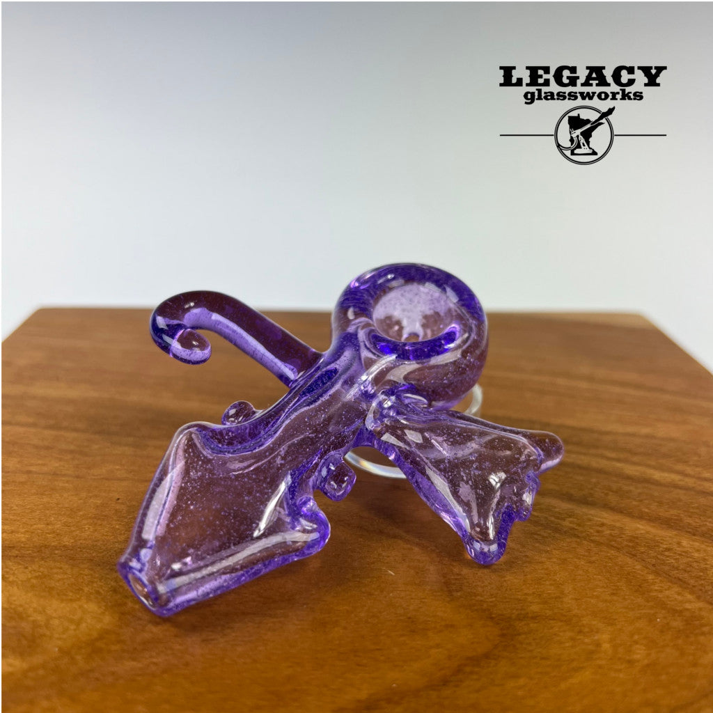 Garner Glass Love Symbol Dry Pipe | Legacy Glassworks