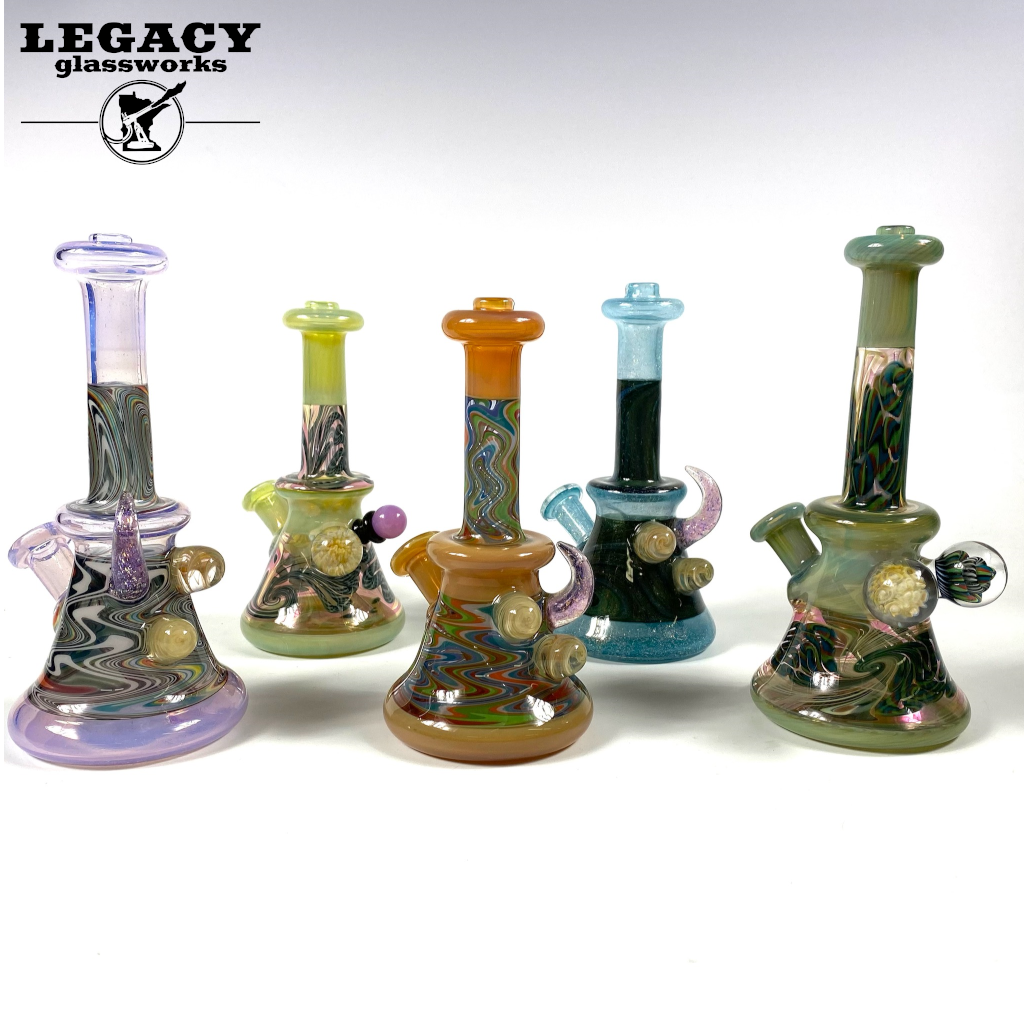Terry Sharp Worked Mini Tubes | Legacy Glassworks